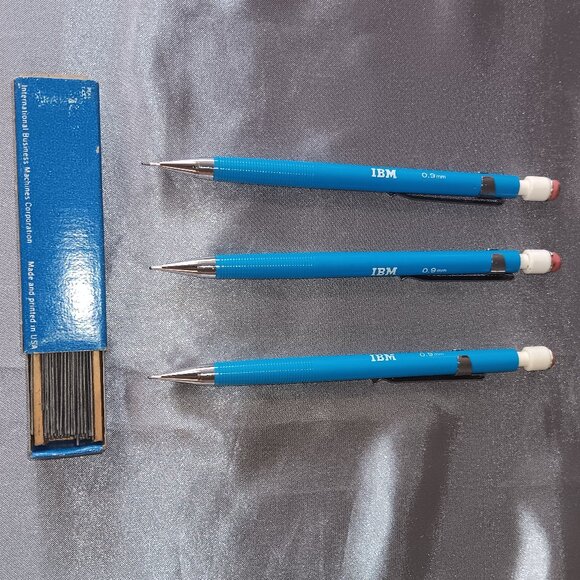 Ibm | Office | Vintage Ibm Ocr Mechanical Pencils 9mm Lot 3 Full Lead ...